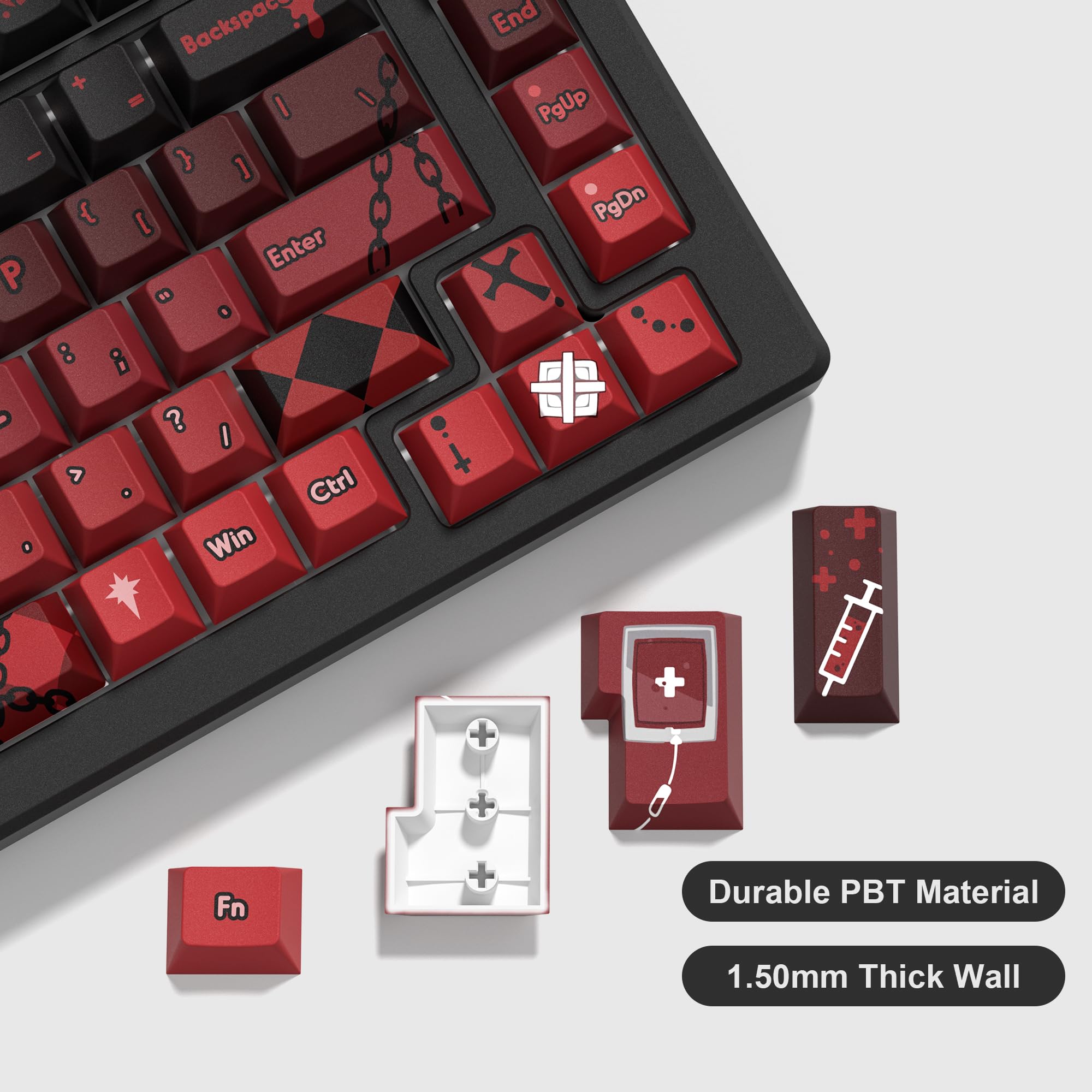 Mua COSTOM PBT Keycaps Set, Cool Custom Keyboard Keycaps 60 75 65 100 ...