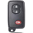 Amazon.com: SUPALAND Key Fob Shell Case Replacement Fits for Toyota ...
