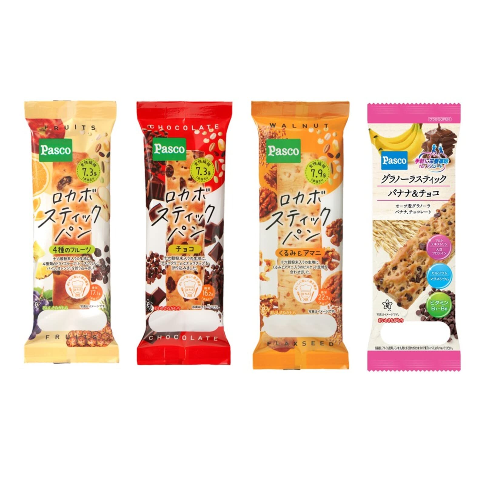 Mua Pasco Stick Bread Set, 4 Types, 16 Pieces (4 Types of Fruit ...