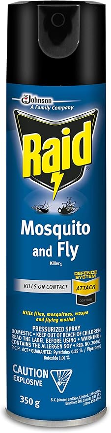 Raid Mosquito and Fly killer 1 360 gram: Amazon.ca: Health & Personal Care