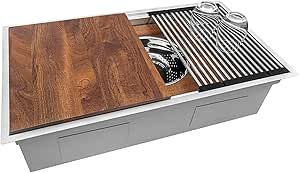 Ruvati 33-inch Workstation Ledge Kitchen Sink Undermount 16 Gauge ...