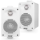 Amazon.com: Pyle 200 Watt Bluetooth Indoor Outdoor Speakers Pair - Dual ...