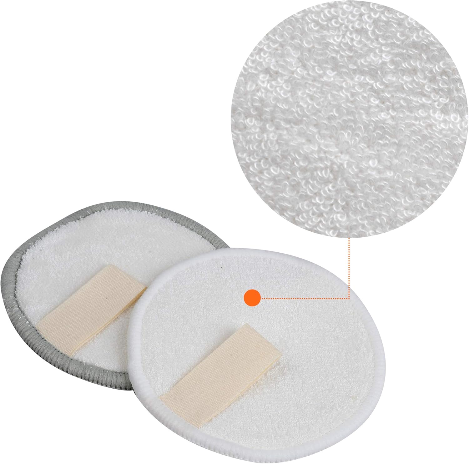 Pack of 16 Raccoon Make-Up Pads with Cotton Laundry Bag, Naturally ...