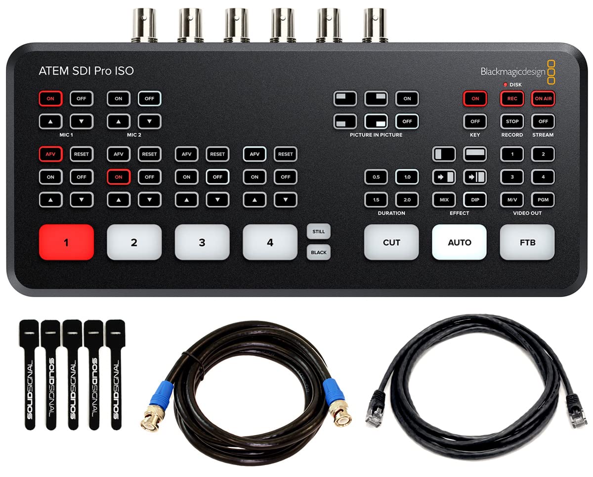 Mua Blackmagic Design ATEM SDI Pro ISO Live Stream Switcher Bundle with ...