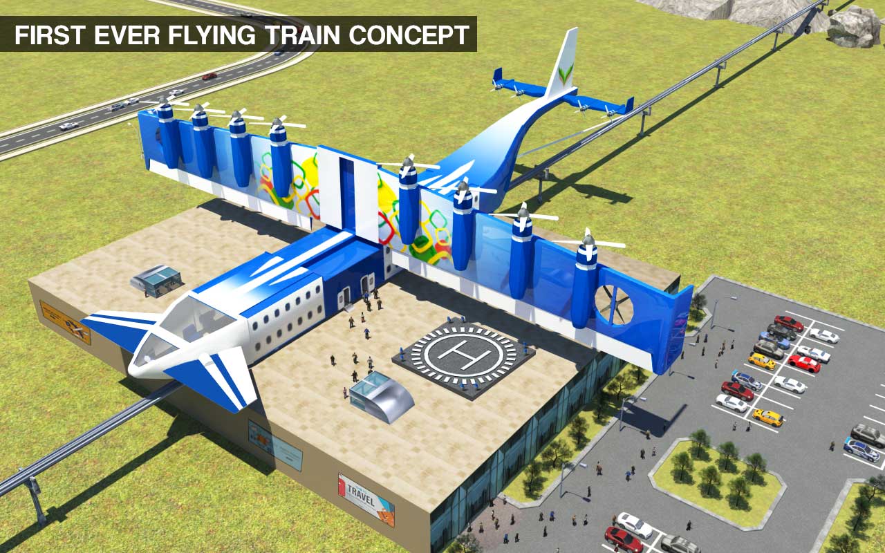 Fliegender Zug Simulator 2018 Futuristischer Zug:Amazon.de:Appstore for Android