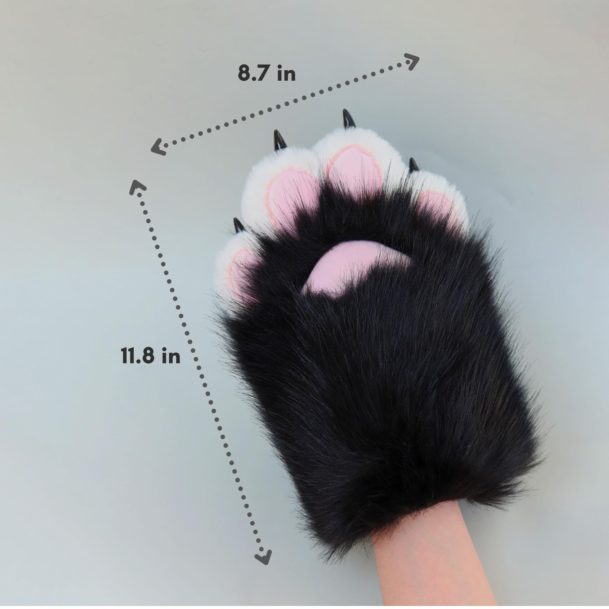 Mua NexinEstic Therian Paws Comfy Furry Paws Faux Fur Fursuit Paws ...