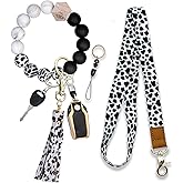 Amazon.com: PAKASEBOXES Neck Lanyard for Keys, Wristlet Keychain ...