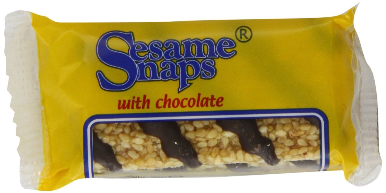 Sesame Snaps Chocolate Coated 30 g (Pack of 24): Amazon.co.uk: Grocery