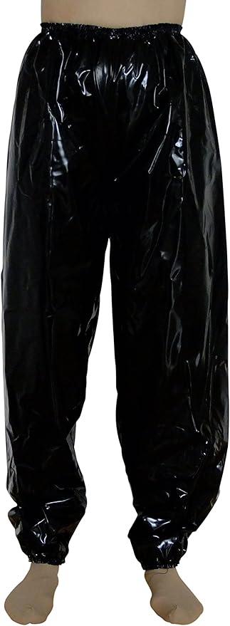 Suzie High Pantalon en PVC Noir/Jogging Bas/Pantalons de survêtement 3 ...