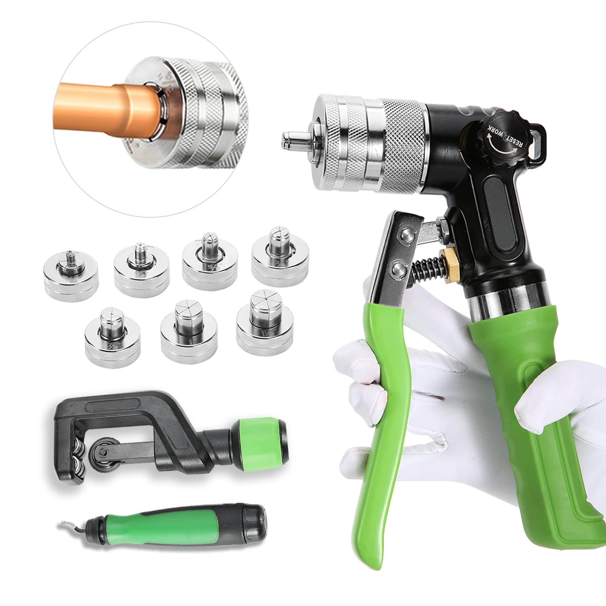 Bonvoisin Hydraulic Tubing Expander HVAC Swaging Tool Kit with Tube ...