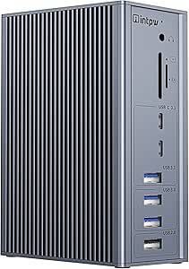 Amazon.com: Thunderbolt 3 Dock,Intpw 16-in-1 Thunderbolt Docking ...