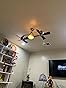 Metropolitan Modern Double Ceiling Fan in Satin Nickel with Light ...
