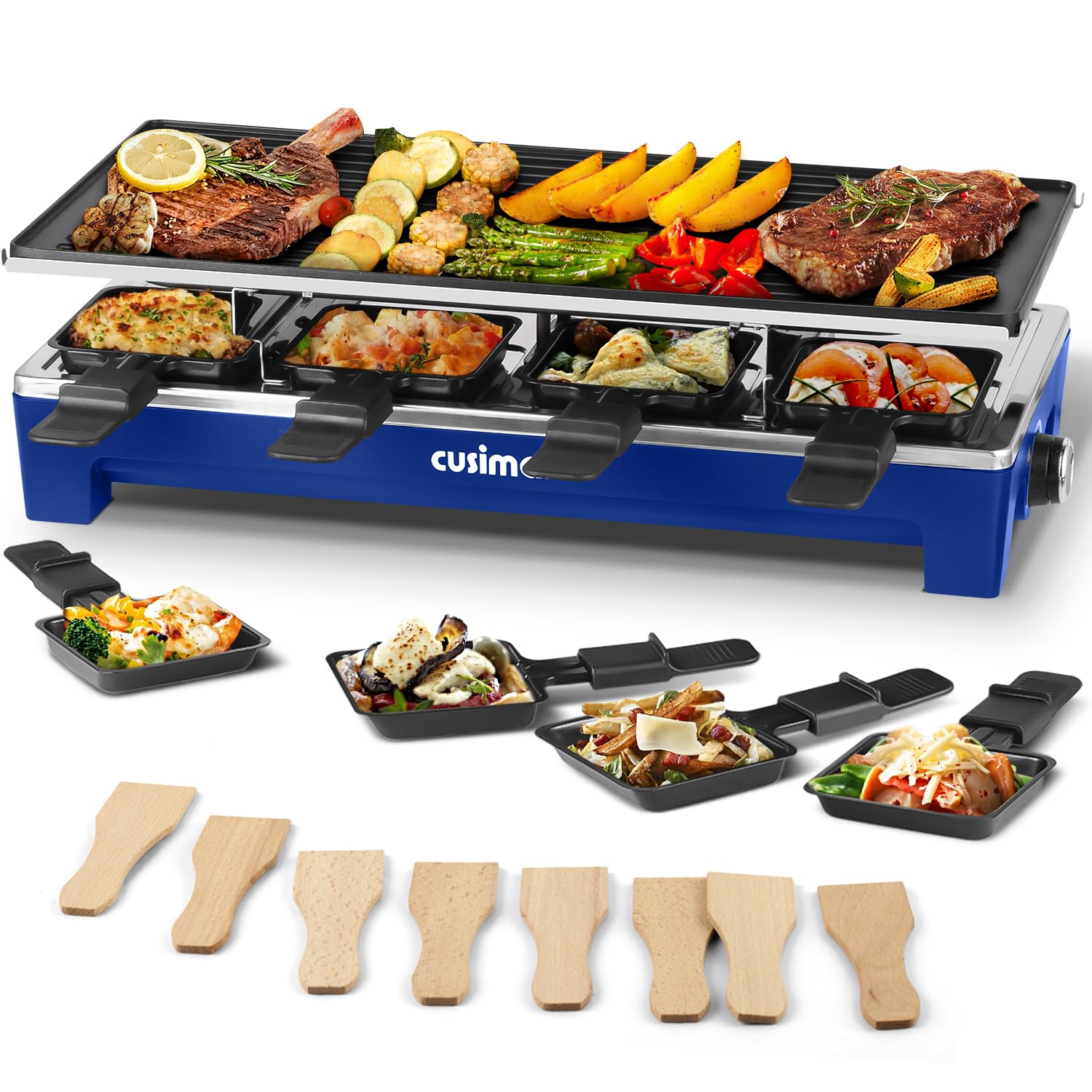 Mua Raclette Table Grill, CUSIMAX Electric Grill, 1500W Korean BBQ ...