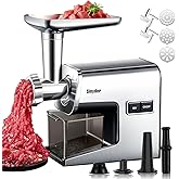 Amazon.com: Electric Meat Grinder,3000W Max Heavy Duty Stainless Steel ...