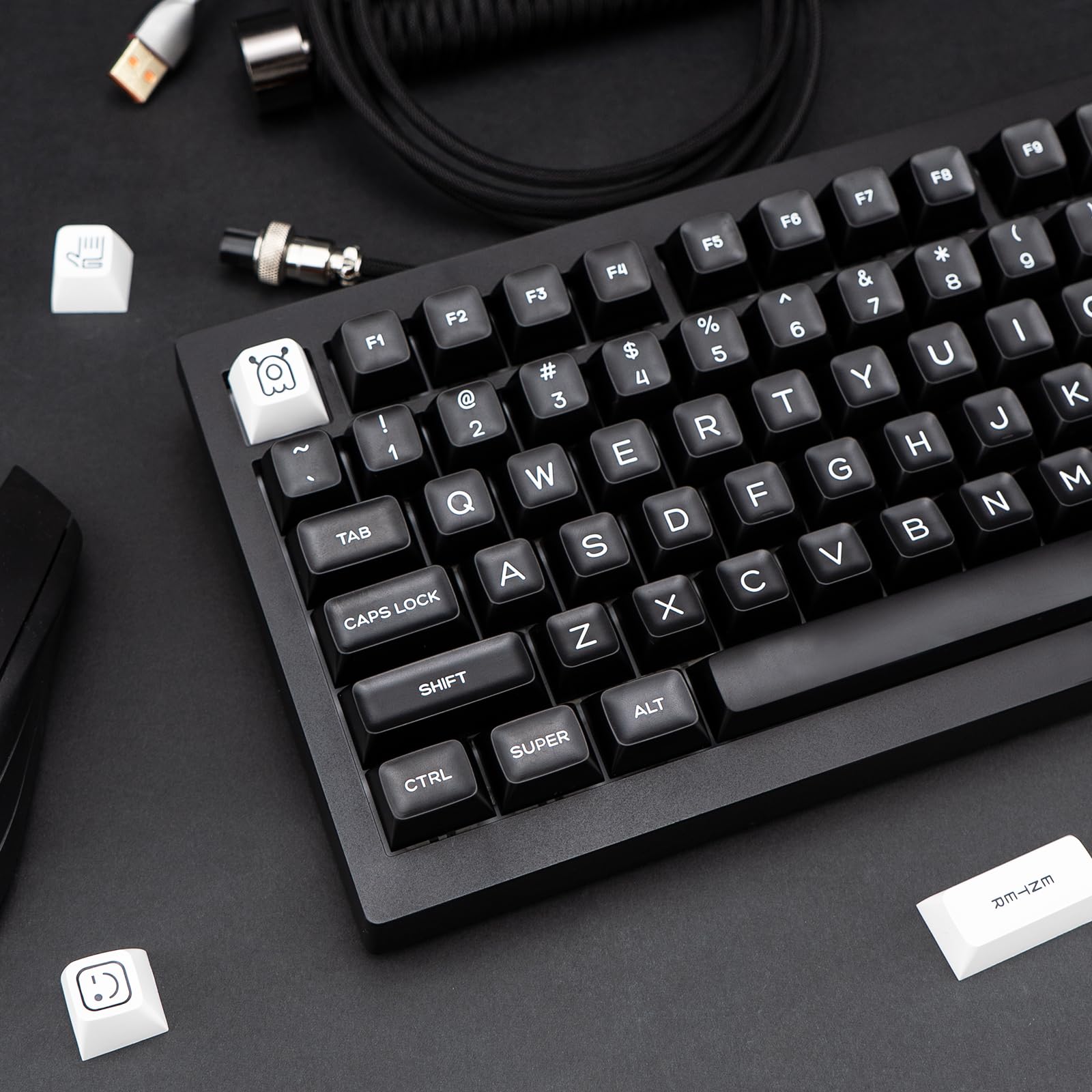 Mua WOB Keycaps 160 Keys, Double Shot PBT Custom Keycap Set, Minimalist ...