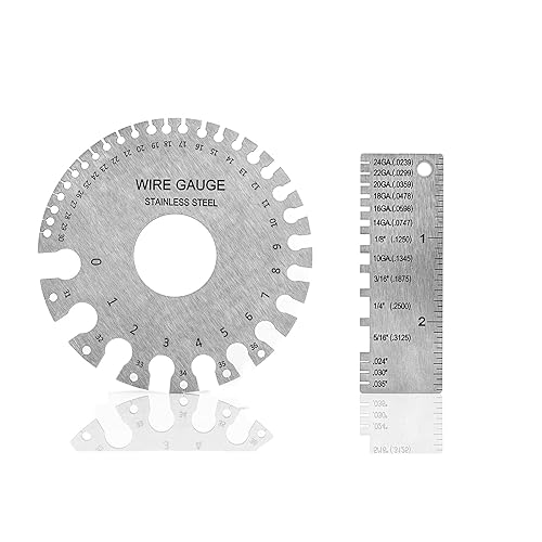 Double-Sided Wire Gauge Measurement Tool 0-36 American Standard and ...