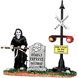 Amazon.com: Lemax Spooky Town Spookytown Trolley Set of 6 Battery ...