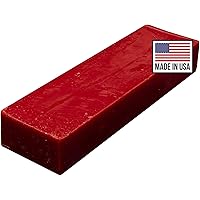 Blended Waxes, Inc. Red Cheese Wax 1lb. Block - Fully Refined Premium ...