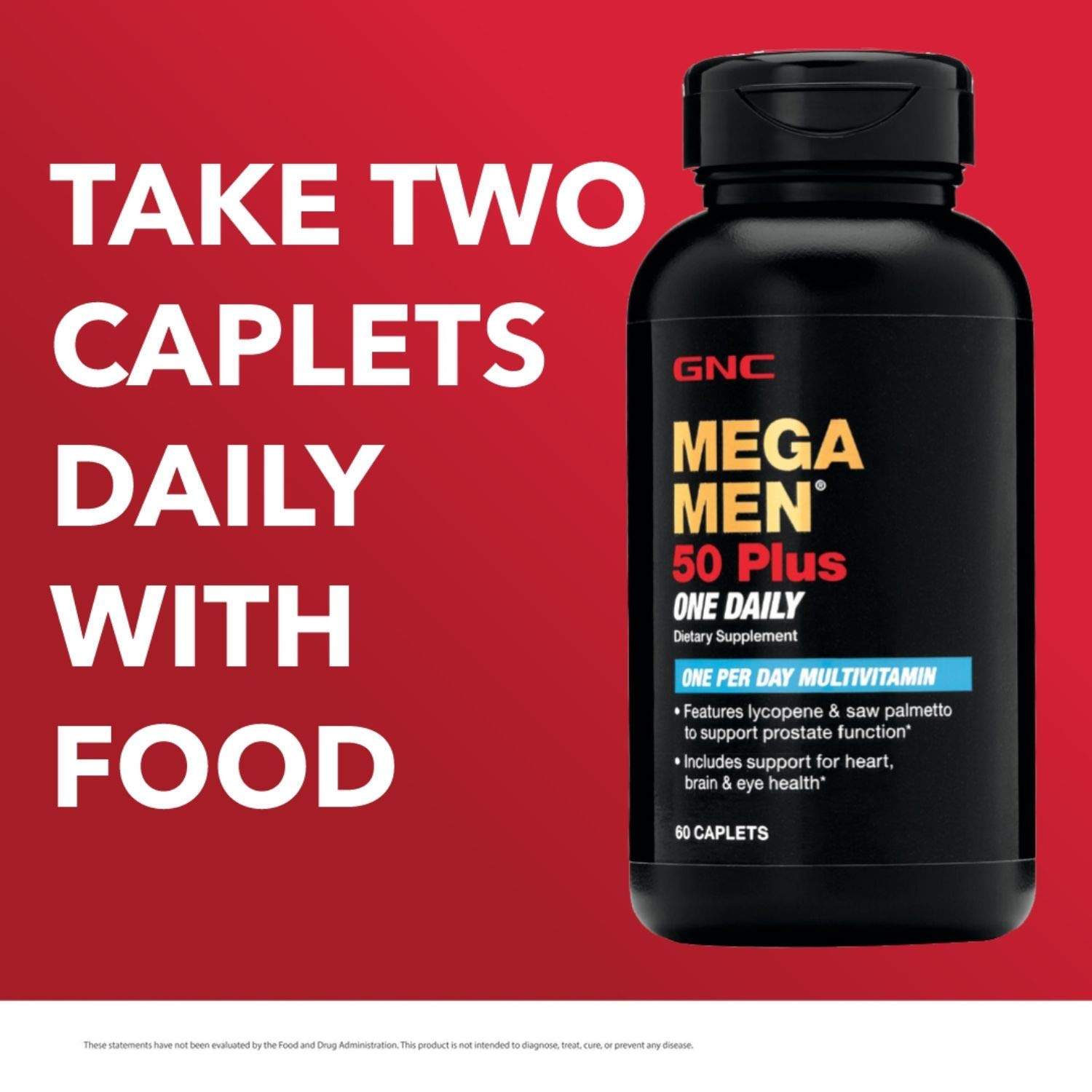 Mua GNC Mega Men 50 Plus One Daily Multivitamin for Men, 60 Count, Take ...