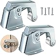 Dreyoo 2 Pack Screen and Storm Door Catch, 1-3/4 inch Wide Base with 1 ...