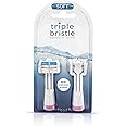 Amazon.com: Triple Bristle Replacement Brush Head Refills | Innovative ...