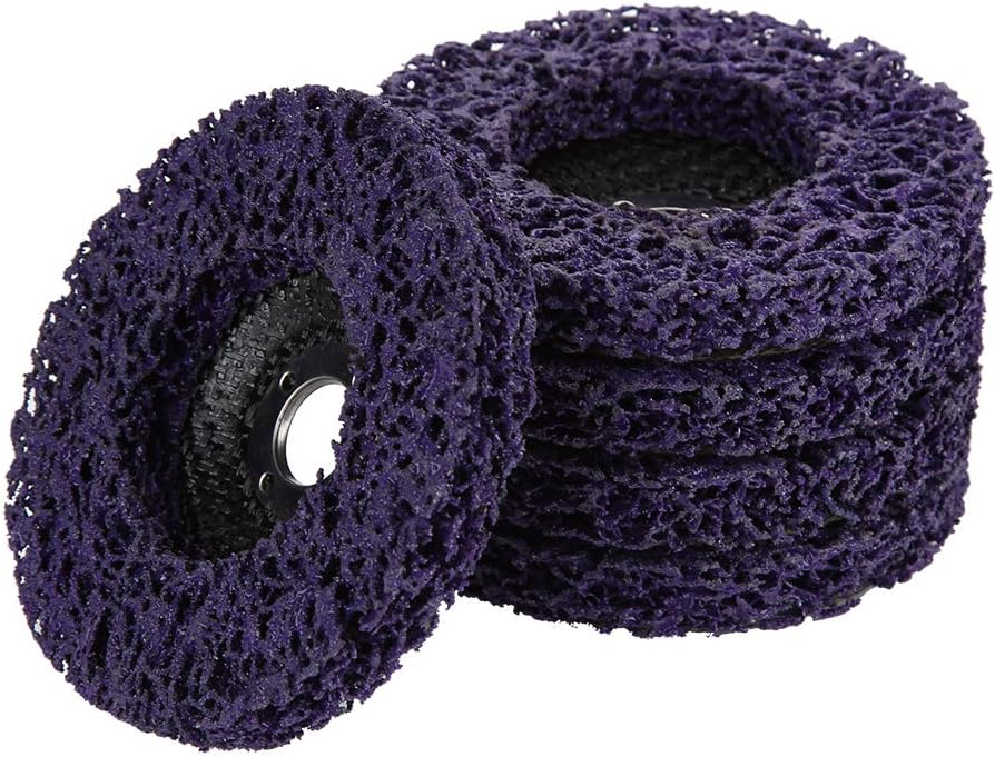 Poly Strip Abrasive Disc Wheel 5Pcs 100mm Poly Strip Wheel Disc Paint ...