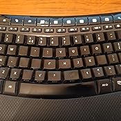 Microsoft 5000 Wireless Comfort Desktop Keyboard and Mouse (Black ...