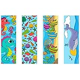 Amazon.com : Kids Bookmarks Bulk Variety Pack - 48 Bookmarks Total (12 ...