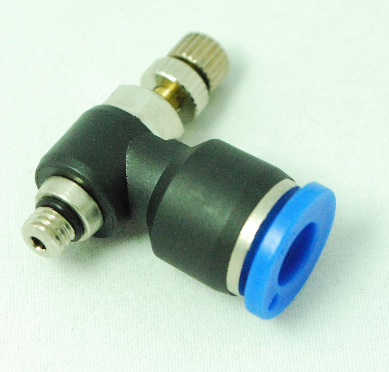 Push to Connect Meter Out Male Speed Control Fitting 1/4" OD - 10-32 ...