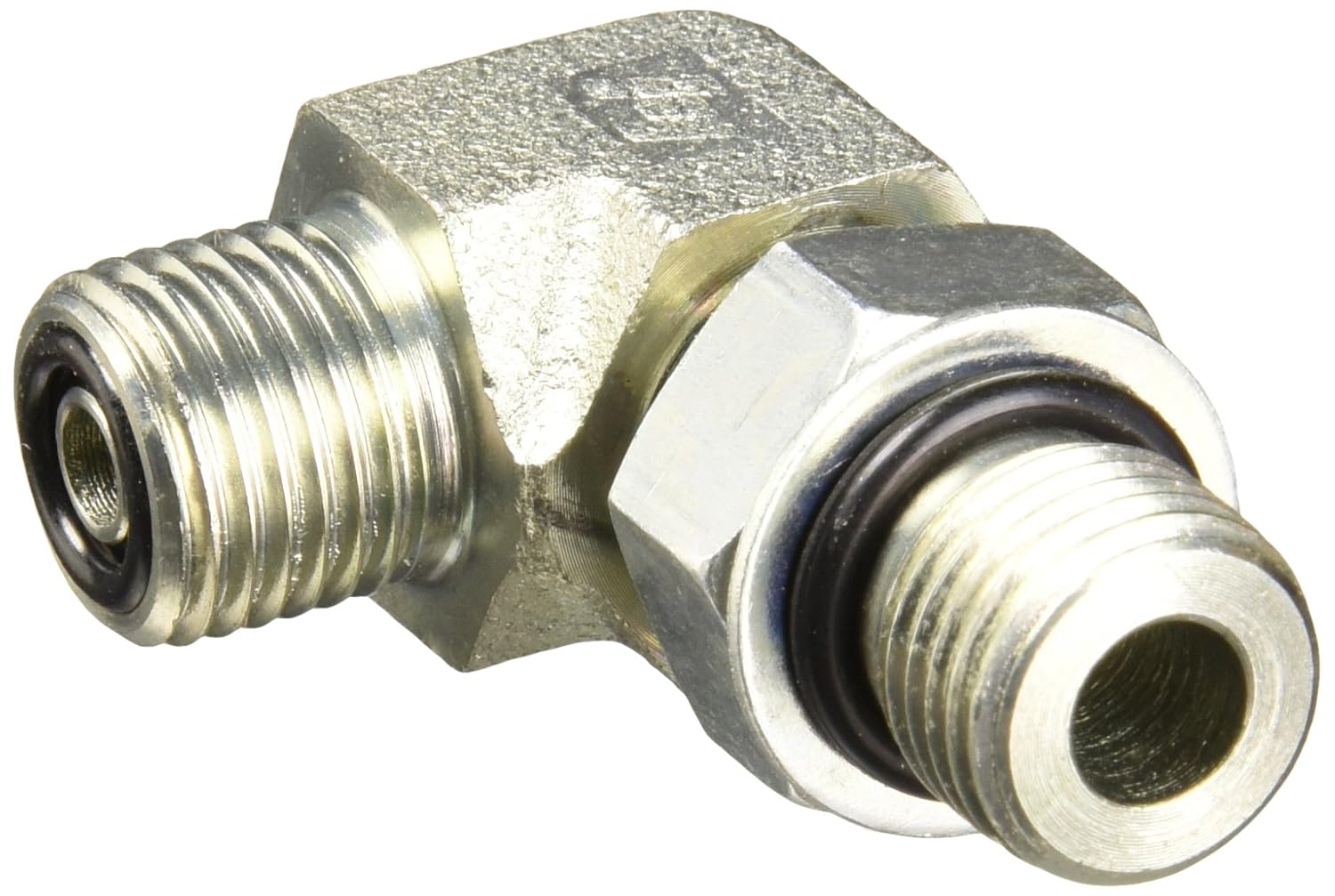 3/8 Male Adjustable O-Ring Boss x 3/8 Female NPTF Swivel Brennan Industries 6901-06-06-NWO-FG ...