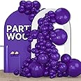 Amazon.com: PartyWoo Dark Purple Balloons 155 pcs Purple Balloons ...