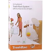 TrashRac 82215, 5 Gallon Trash Rack Frame System (13-1/4" W x 8" D x 18 ...