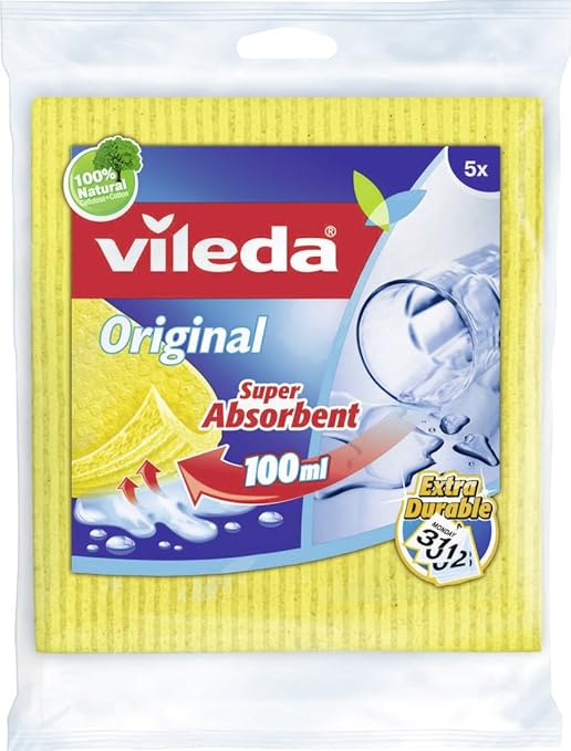 Amazon.com: Vileda 142290 Sponge Cloth Aqua: Kitchen & Dining