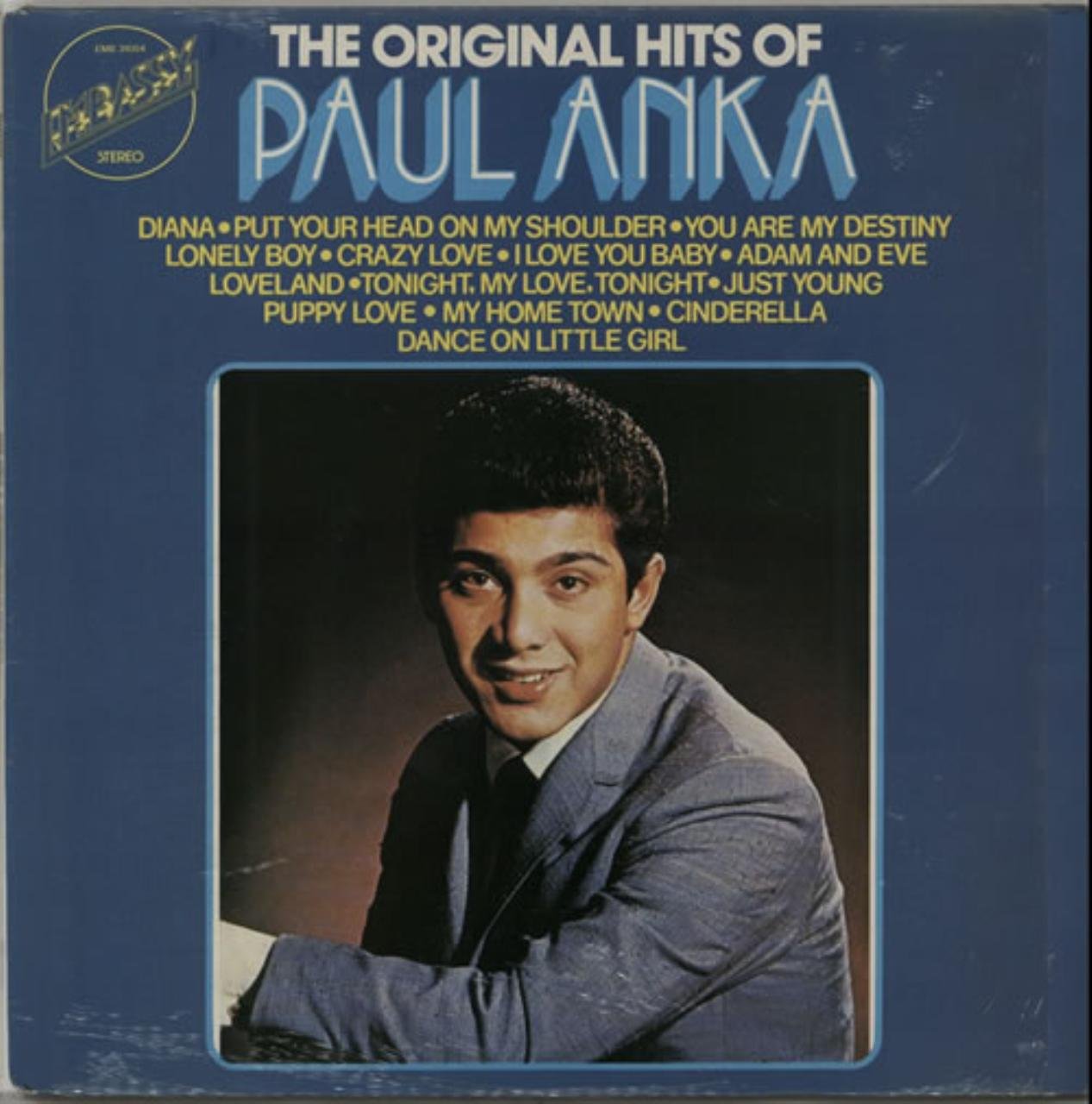 Paul Anka - Paul Anka - The Original Hits Of Paul Anka - Embassy - EMB ...