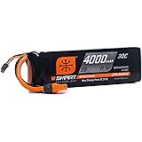 Amazon.com: Spektrum 14.8V 4000mAh 4S 30C Smart LiPo Battery: IC3, SPMX40004S30 : Toys & Games