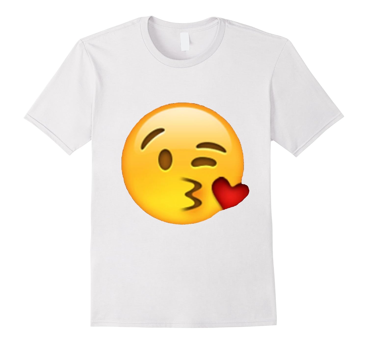 Kissy Face Emoji T-Shirt Kiss Heart Wink Kissing-BN – Banazatee