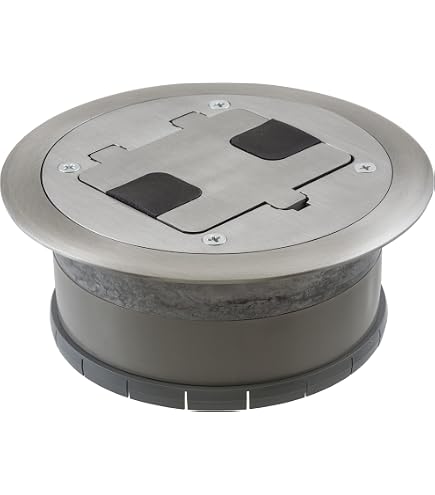 Caja De Piso Hubbell Quad De Plástico Boxes | Hubbell Mexico