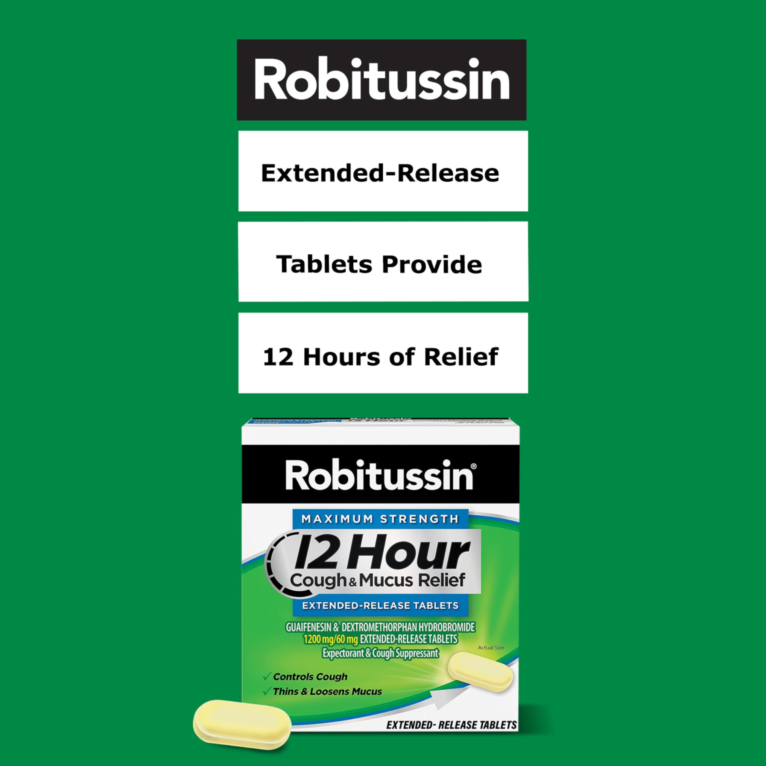 Mua Robitussin Maximum Strength 12 Hour Cough and Mucus Relief ...