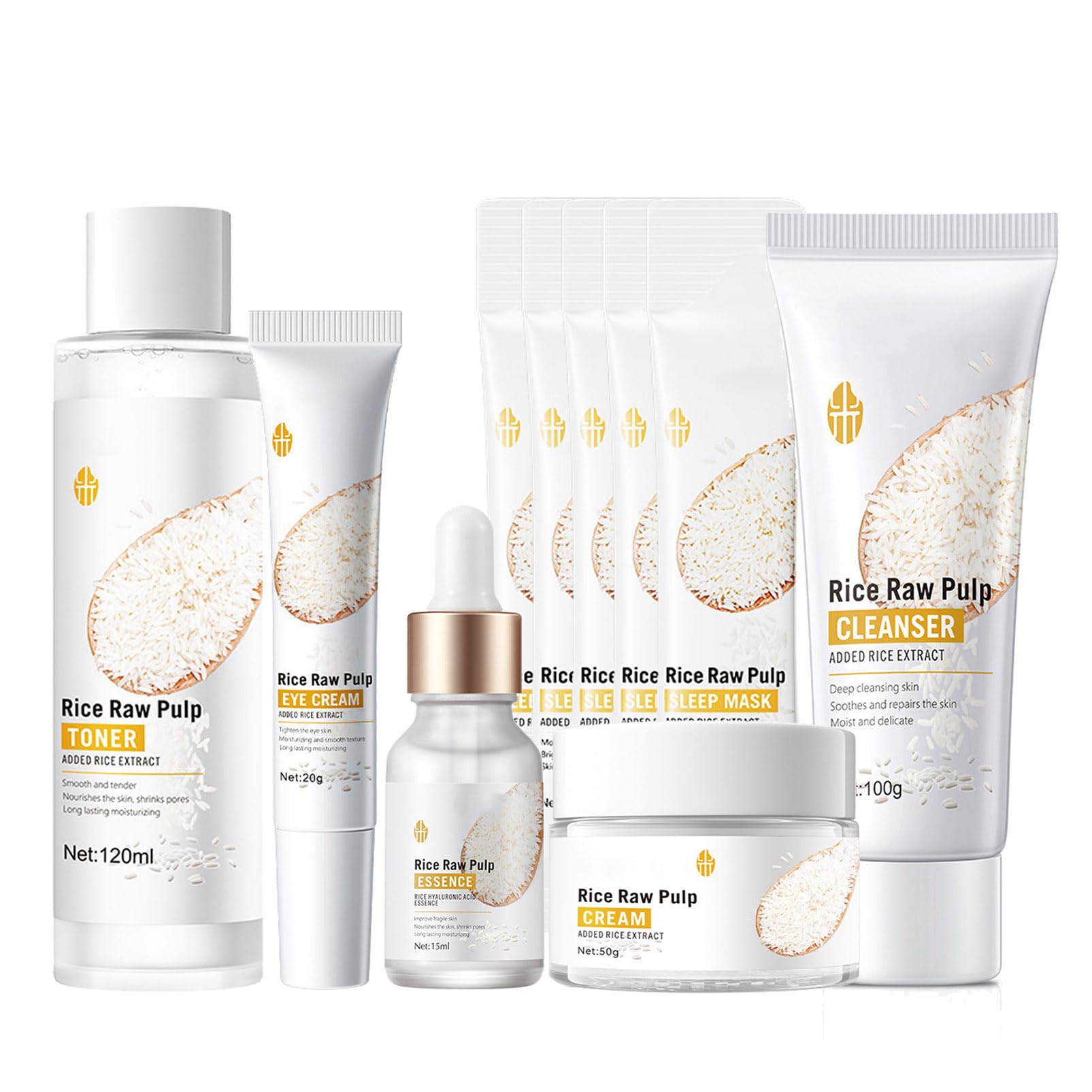 Mua Rosarden Rice Raw Pulp Skin Care Set for Women and Teenage Girls ...