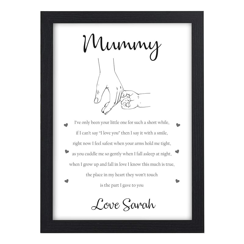 Gift For Mummy - Personalised Mummy I Love You Print Gifts - Mummy ...