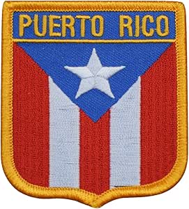 Amazon.com: Puerto Rico Shield Patch (Iron On)