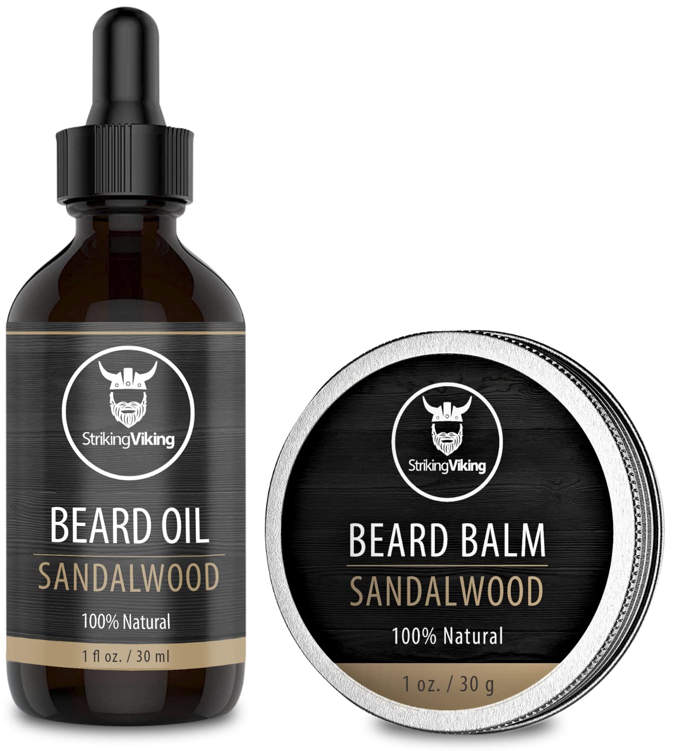 Mua Striking Viking Beard Oil and Balm - Men's Beard Grooming Kit with ...