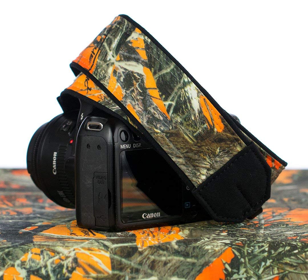 Amazon.com: Camo Camera Strap, Blaze Orange: Handmade