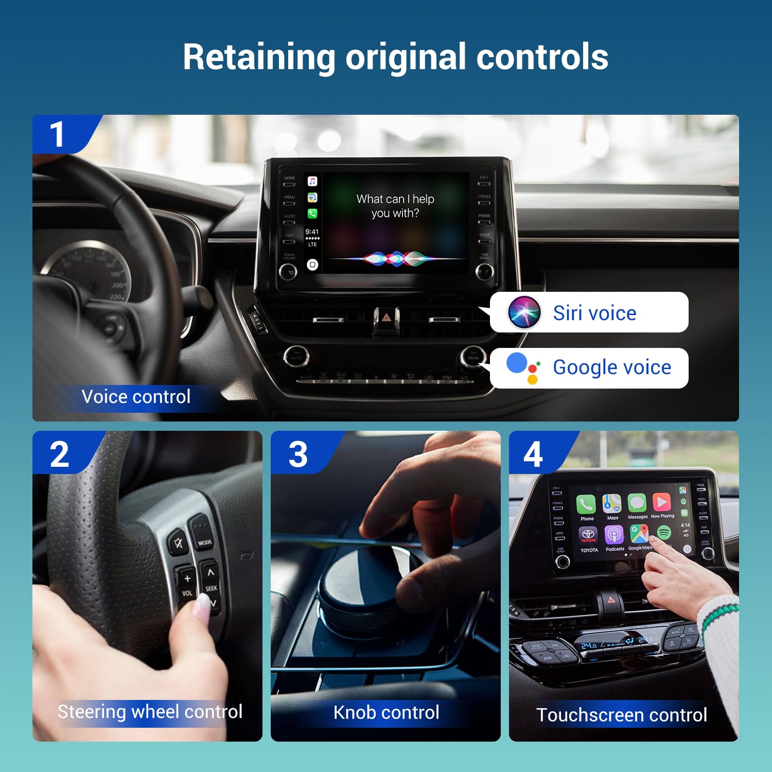Mua OTTOCAST MX Wireless CarPlay & Android Auto Adapter with AirPlay - 2024 August's newest ...