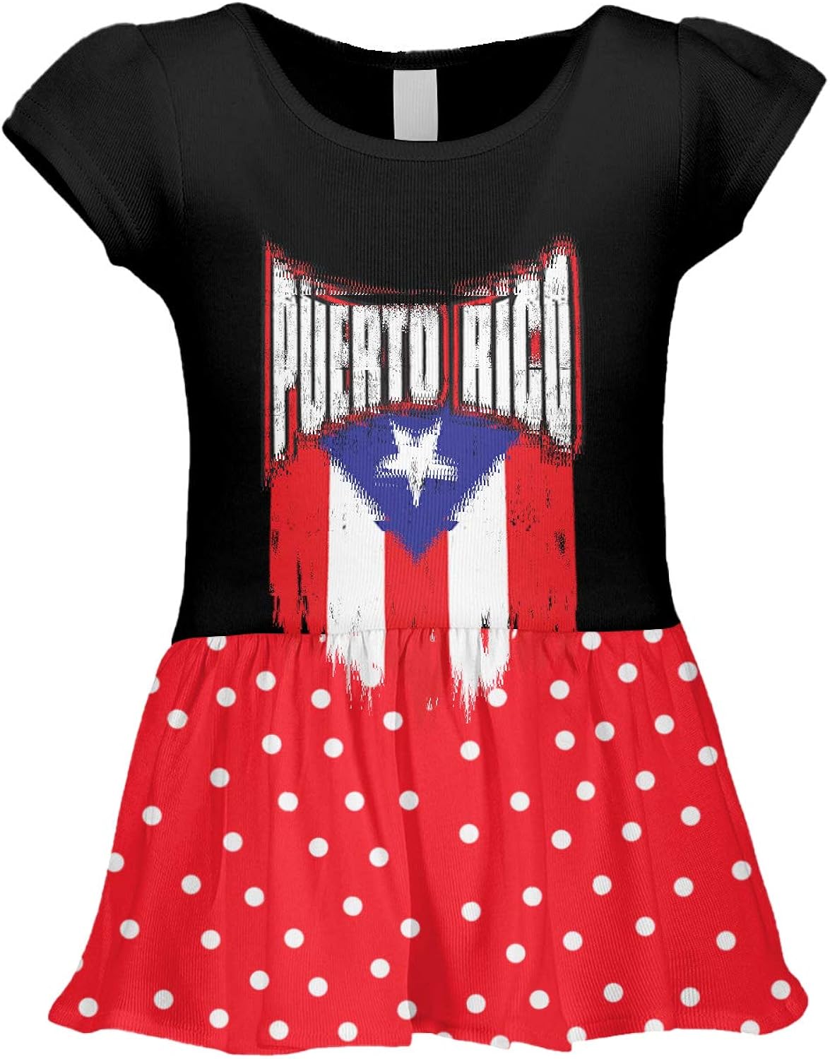 Amazon.com: Puerto Rico - Torn Flag Strong Proud Infant/Toddler Baby ...