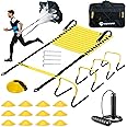 Amazon.com : VORTIFIT Speed and Agility Training Equipment Set - Soccer Football Basketball ...