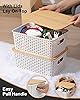 EOENVIVS Storage Bins with Lids 6 Packs, Plastic Storage Bins with ...