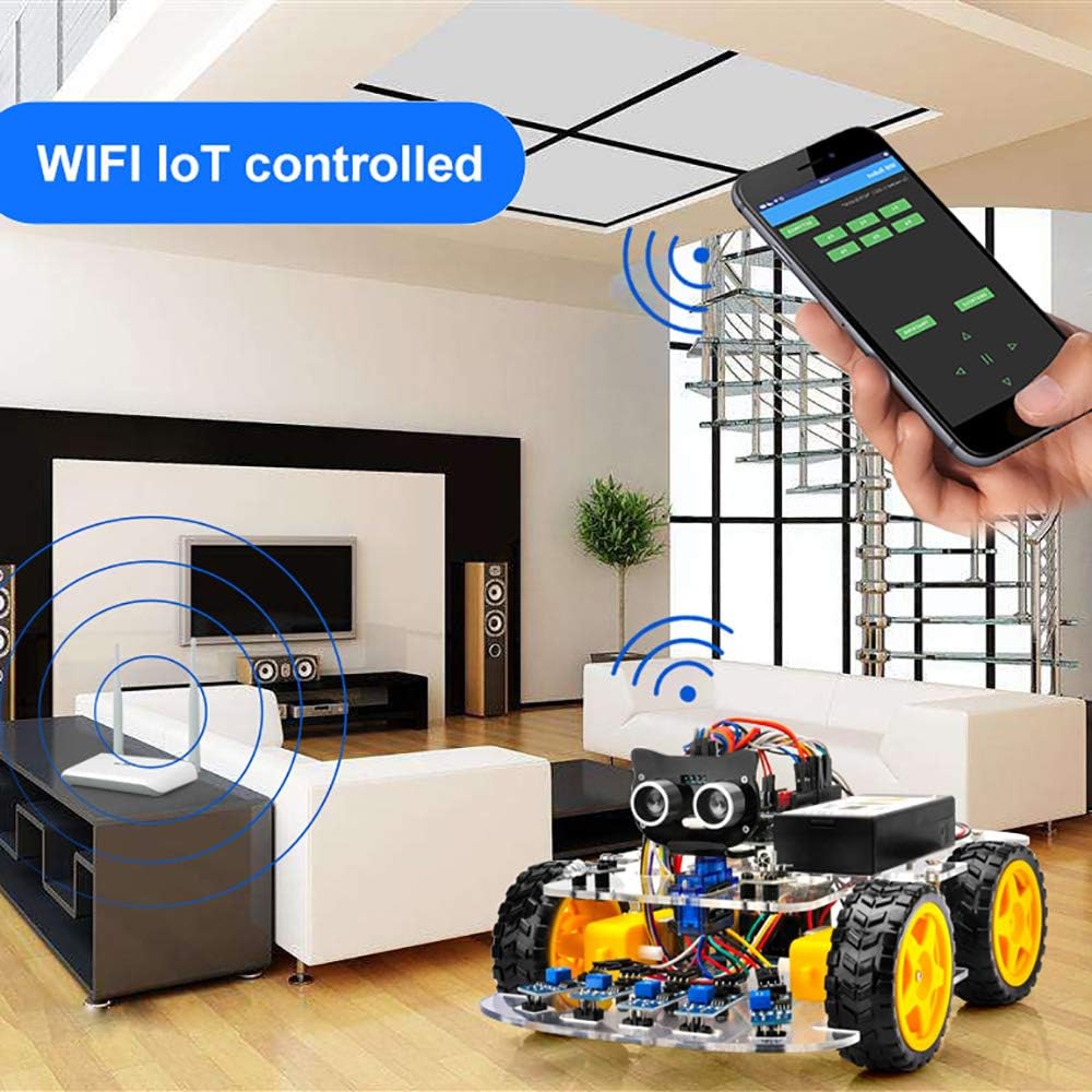 OSOYOO Robot Car Starter Kit for Arduino | STEM Remote Controlled ...