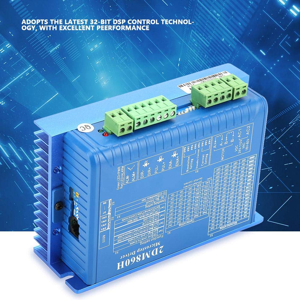 Business 2DM860H 2 Phase Digital Stepper Motor Driver Microstep ...