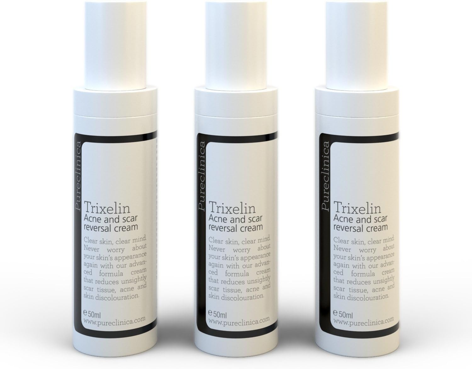 Trixelin Acne and Scar Cream 50ml x 3 Bottles. Generates New, Perfectly ...